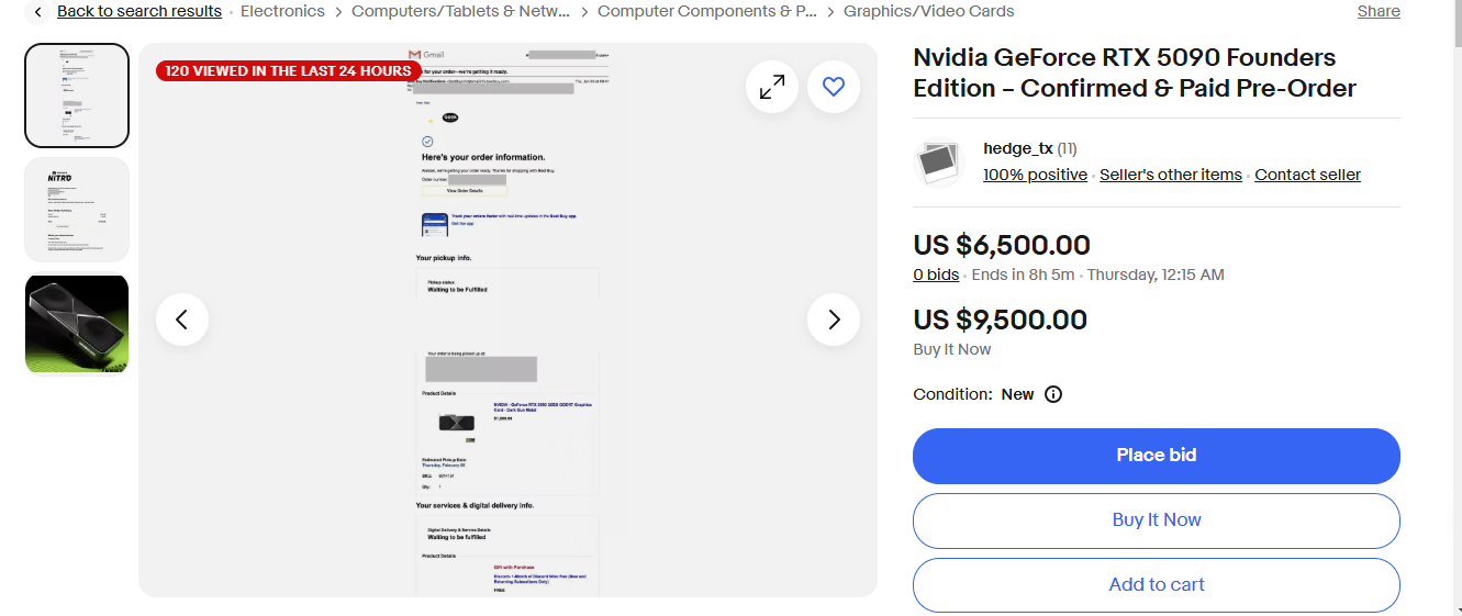 NVIDIA's new GeForce RTX 5090 priced at 5x the MSRP in Taiwan: selling ...