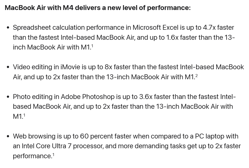 Apple's new MacBook Air is 23x faster than a previous model, but there ...