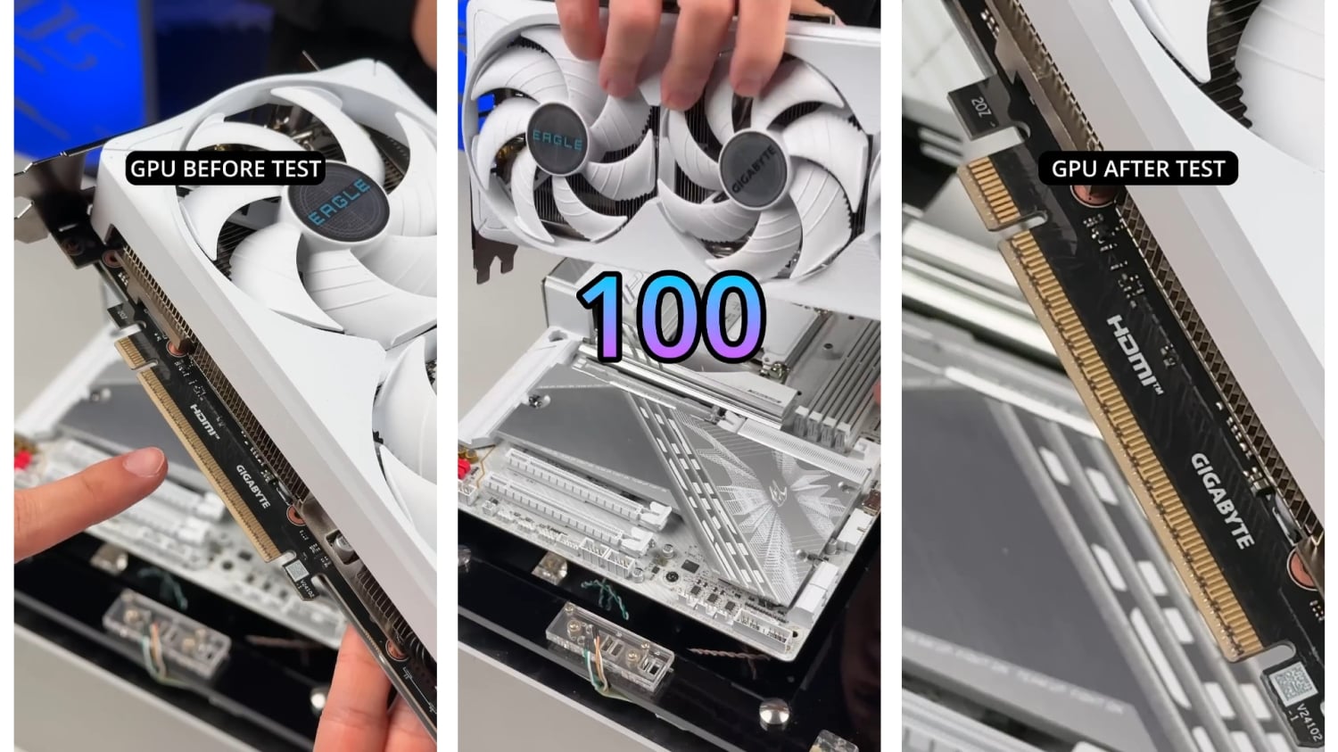 GIGABYTE's 'Ultimate PCIe Scratch Test' pokes fun at ASUS's Q-Release ...