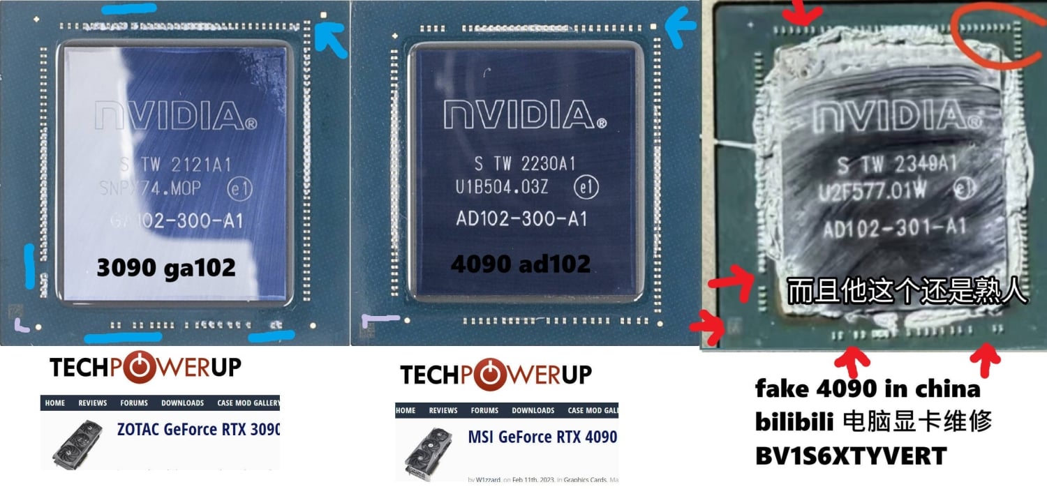 GPU scam warning: GeForce RTX 3090 being rebranded, sold as a fake RTX 4090