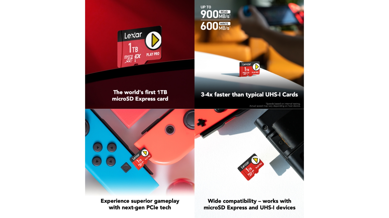 Lexar's PLAY PRO is world's first 1TB microSD Express card for the ...