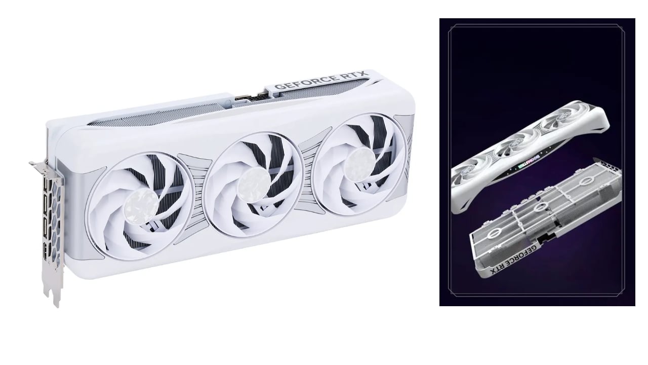 GALAX's new GeForce RTX 50 Series GPU features a magnetic removable shroud