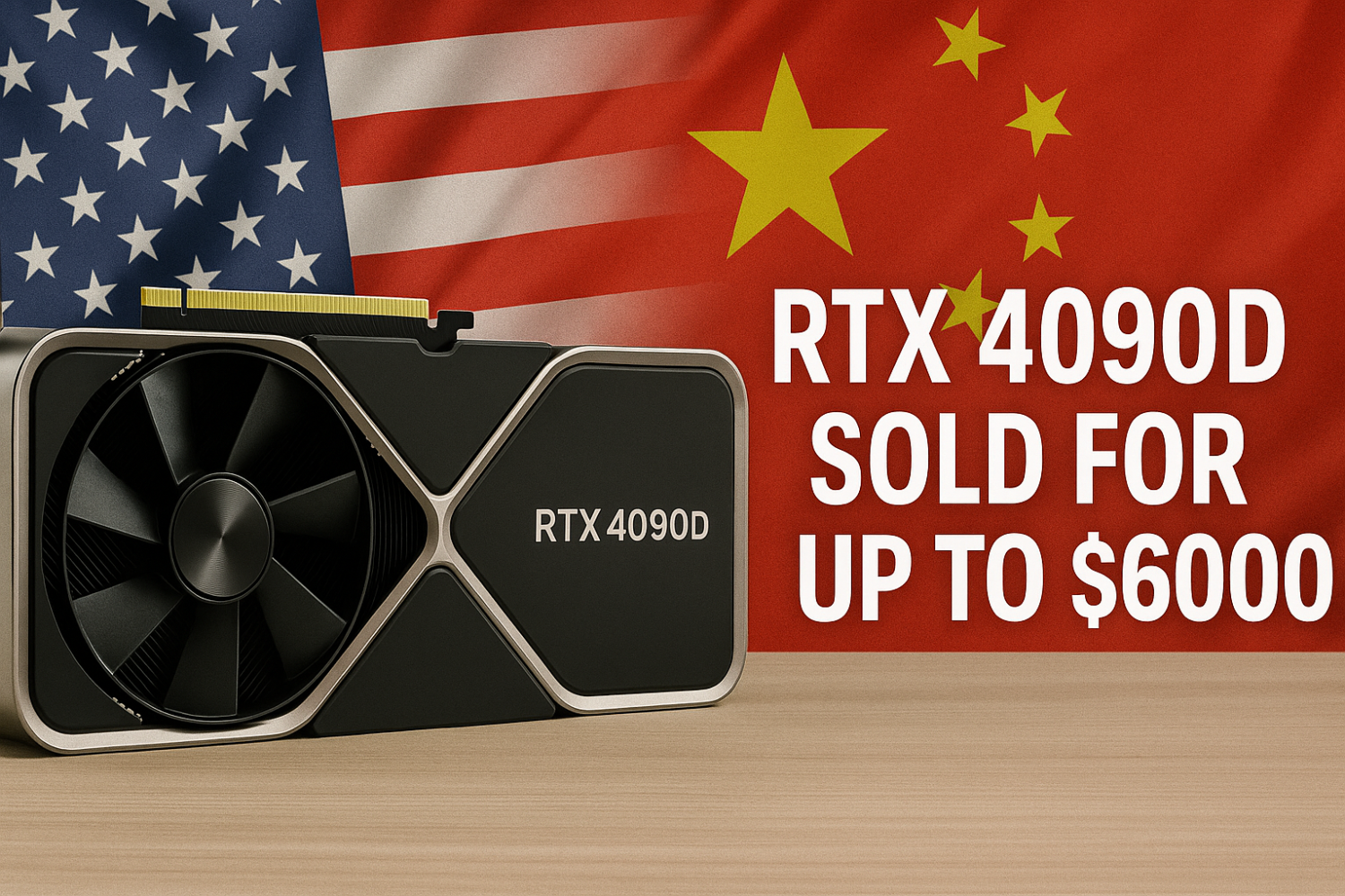 Chinese AI data centers sell idle, refurbed RTX 4090D GPUs: 48GB models cost up to $5500
