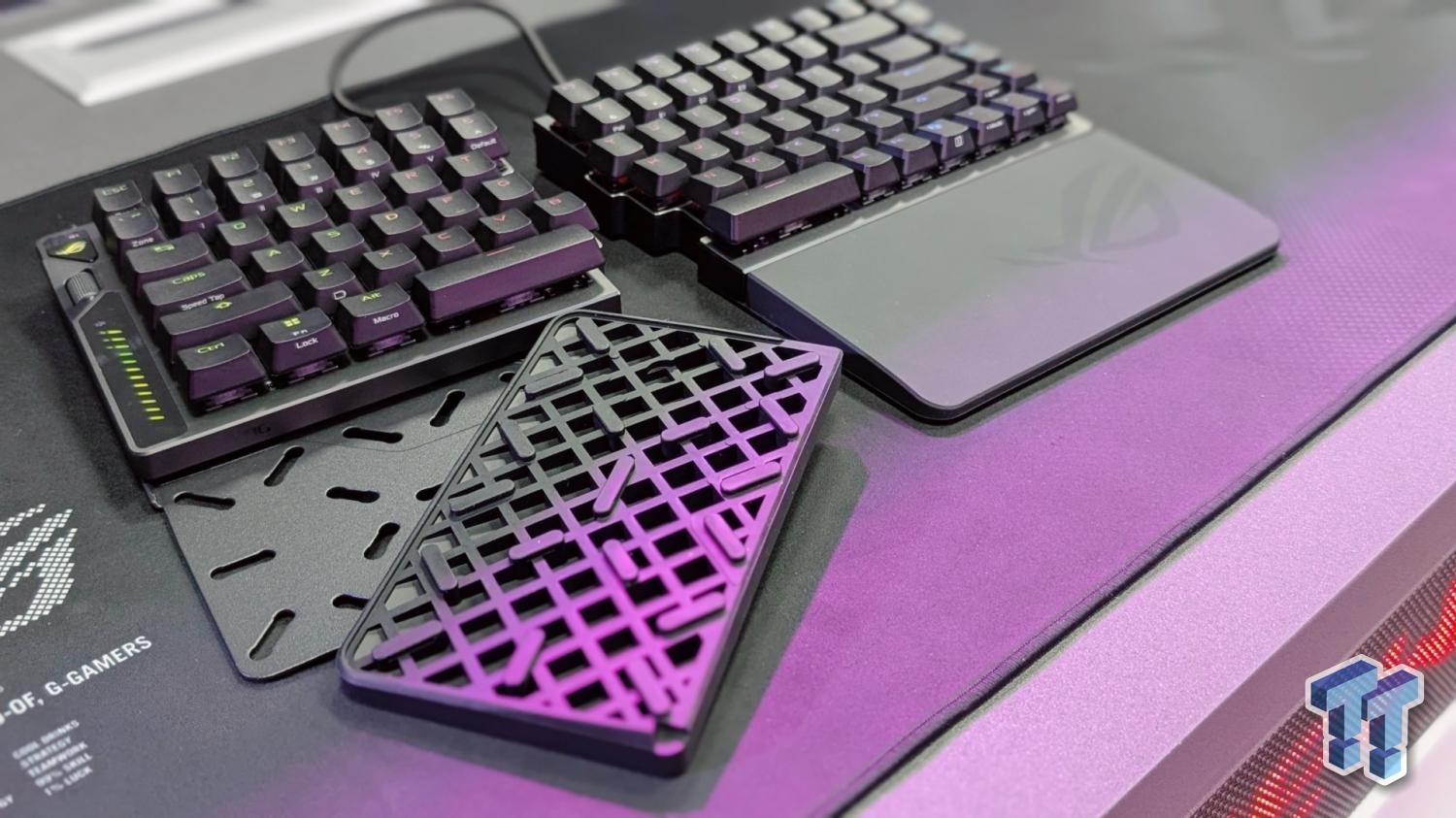 ROG Falcata split 75% wireless keyboard announced - innovative ...