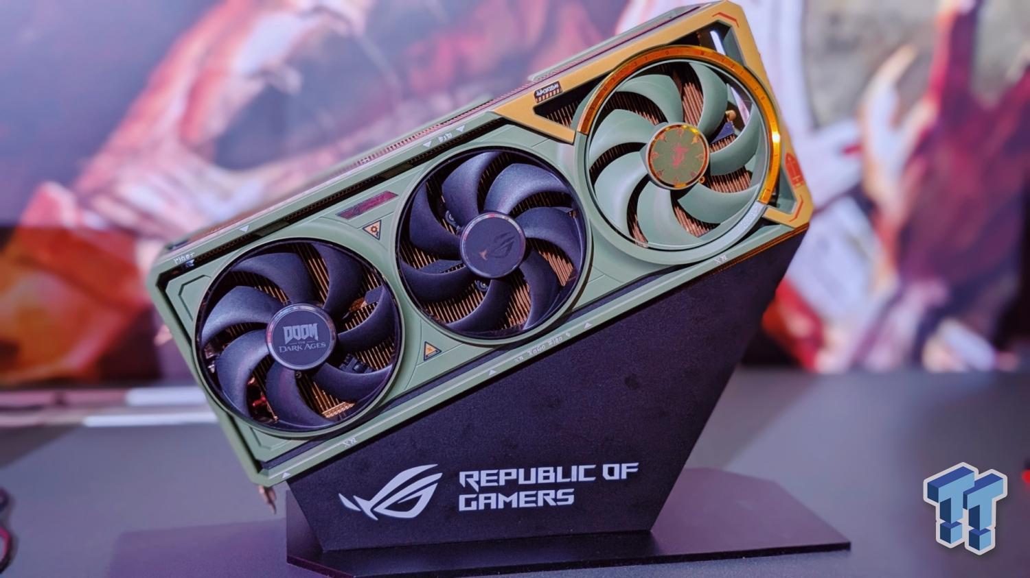 Hands on with the stunning ROG Astral GeForce RTX 5080 DOOM Edition GPU