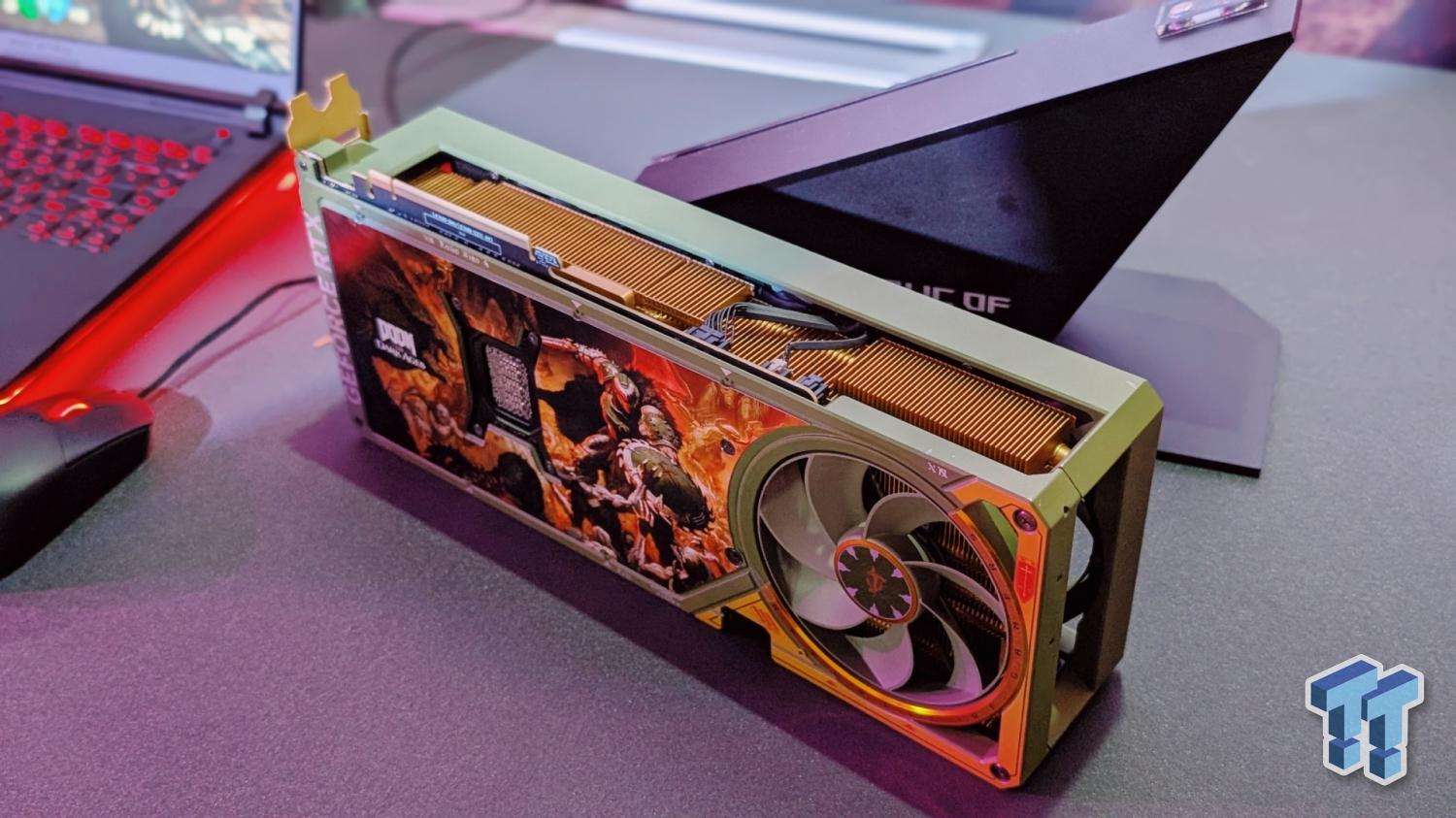 Hands on with the stunning ROG Astral GeForce RTX 5080 DOOM Edition GPU
