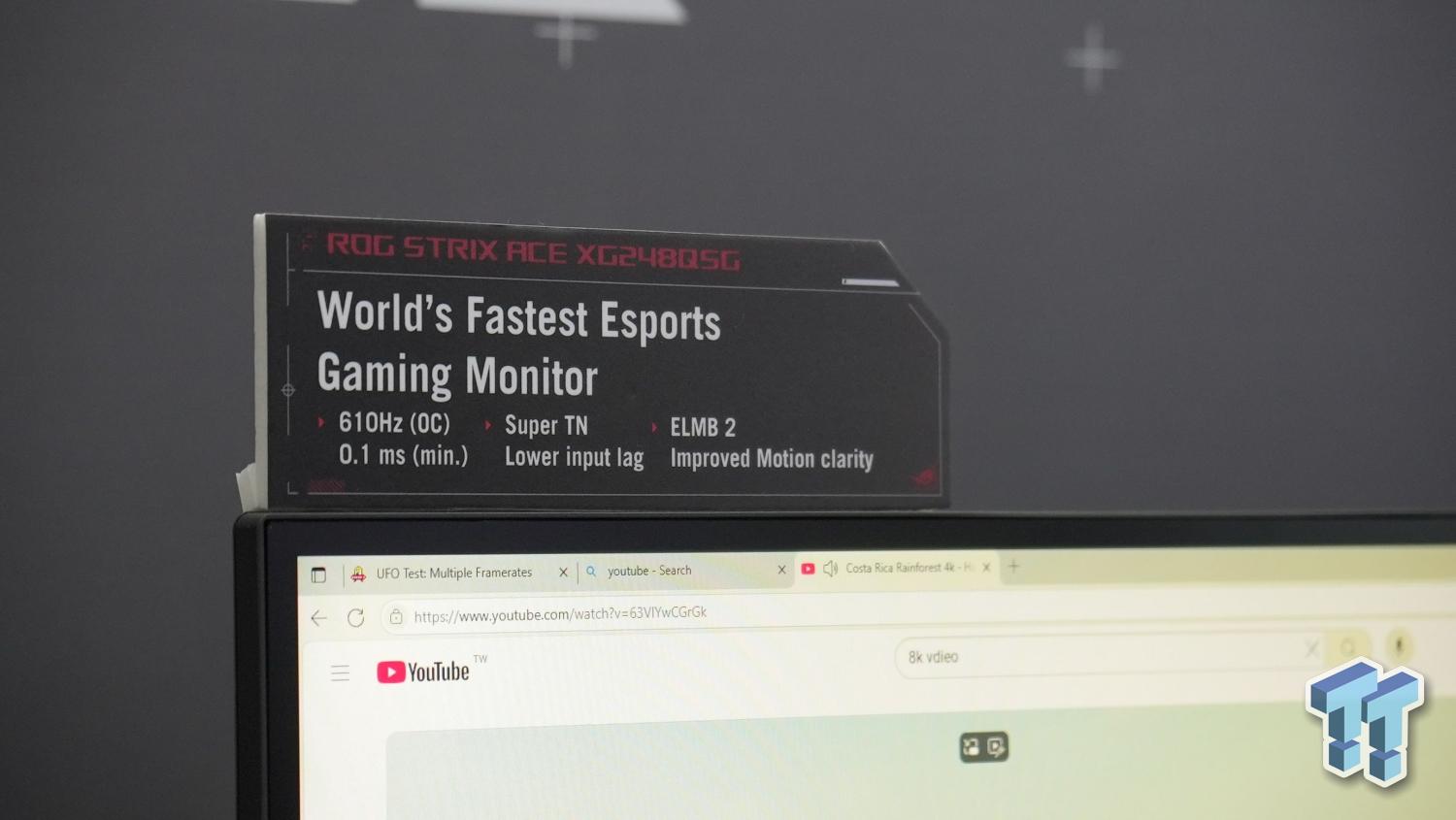 ASUS unveils a world's fastest gaming monitor, designed for specific gamers