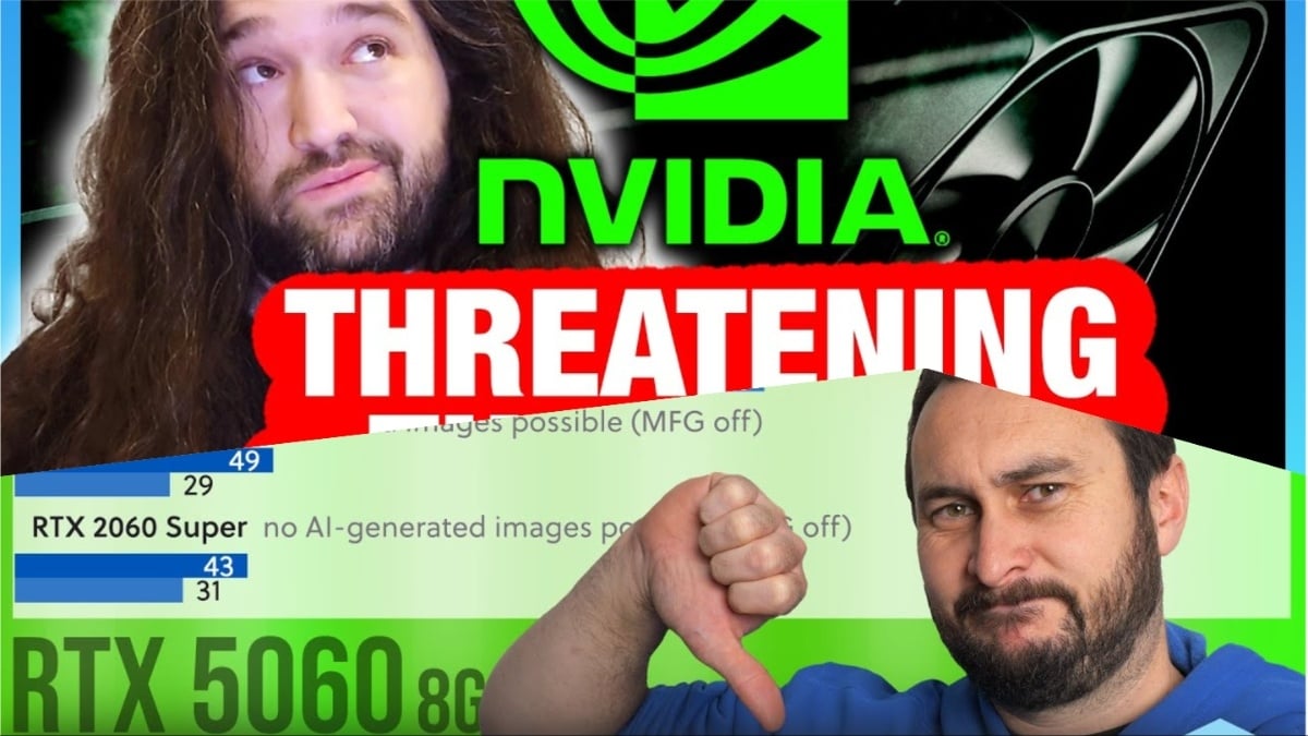Gamer Nexus and Hardware Unboxed say NVIDIA is 'paying' for favorable RTX 5060 coverage