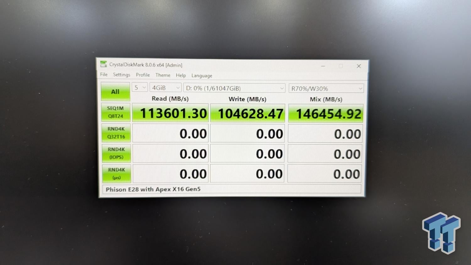 Phison breaks Windows kernel with mind-bending 113GB/sec reads using 32 x E28 Gen5 SSDs