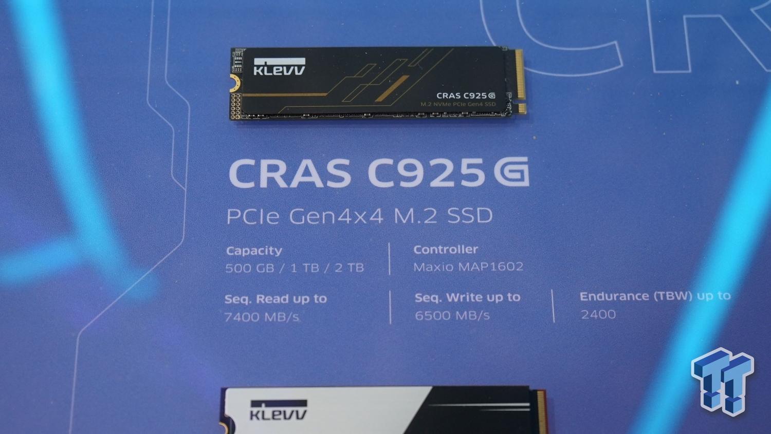 KLEVV unveils new impressively high-end RAM and SSDs at Computex 2025