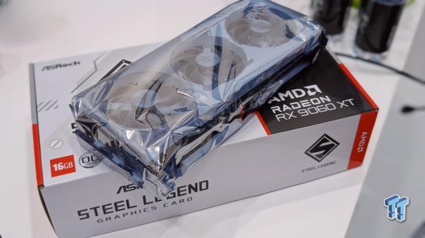 ASRock Radeon RX 9060 XT 16GB Steel Legend unboxing