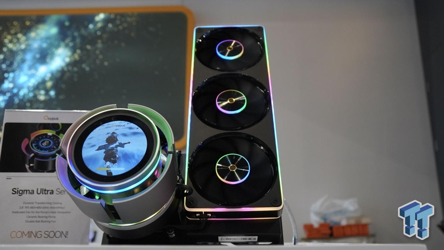 Ocypus unveils a CPU cooler that looks like Tony Stark's heart at ...