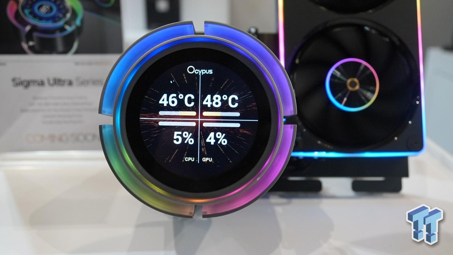 Ocypus unveils a CPU cooler that looks like Tony Stark's heart at ...