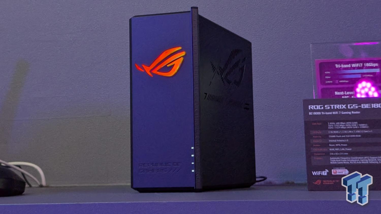 ASUS had its creepy crawly ROG Rapture GT-BE19000AI router looking like ...