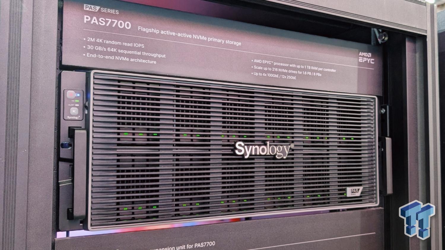 Synology's flagship PAS7700 storage solution - 2M 4K random read IOPS ...