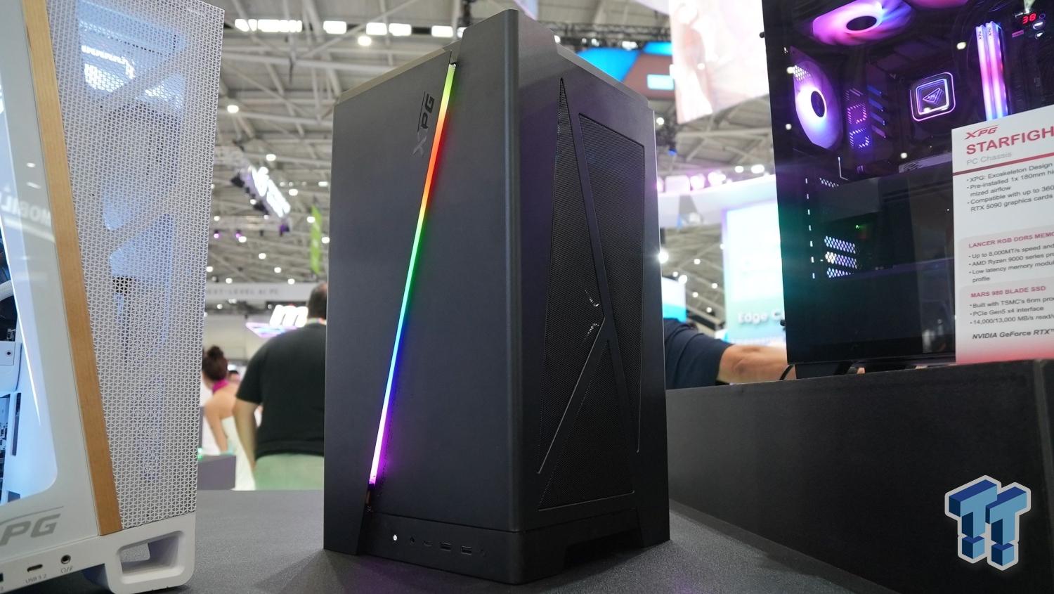 XPG unveils new PC cases and palm-sized PSUs for high-end graphics cards
