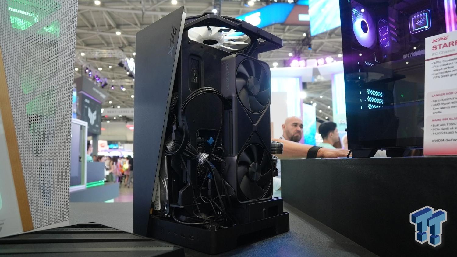 XPG unveils new PC cases and palm-sized PSUs for high-end graphics cards