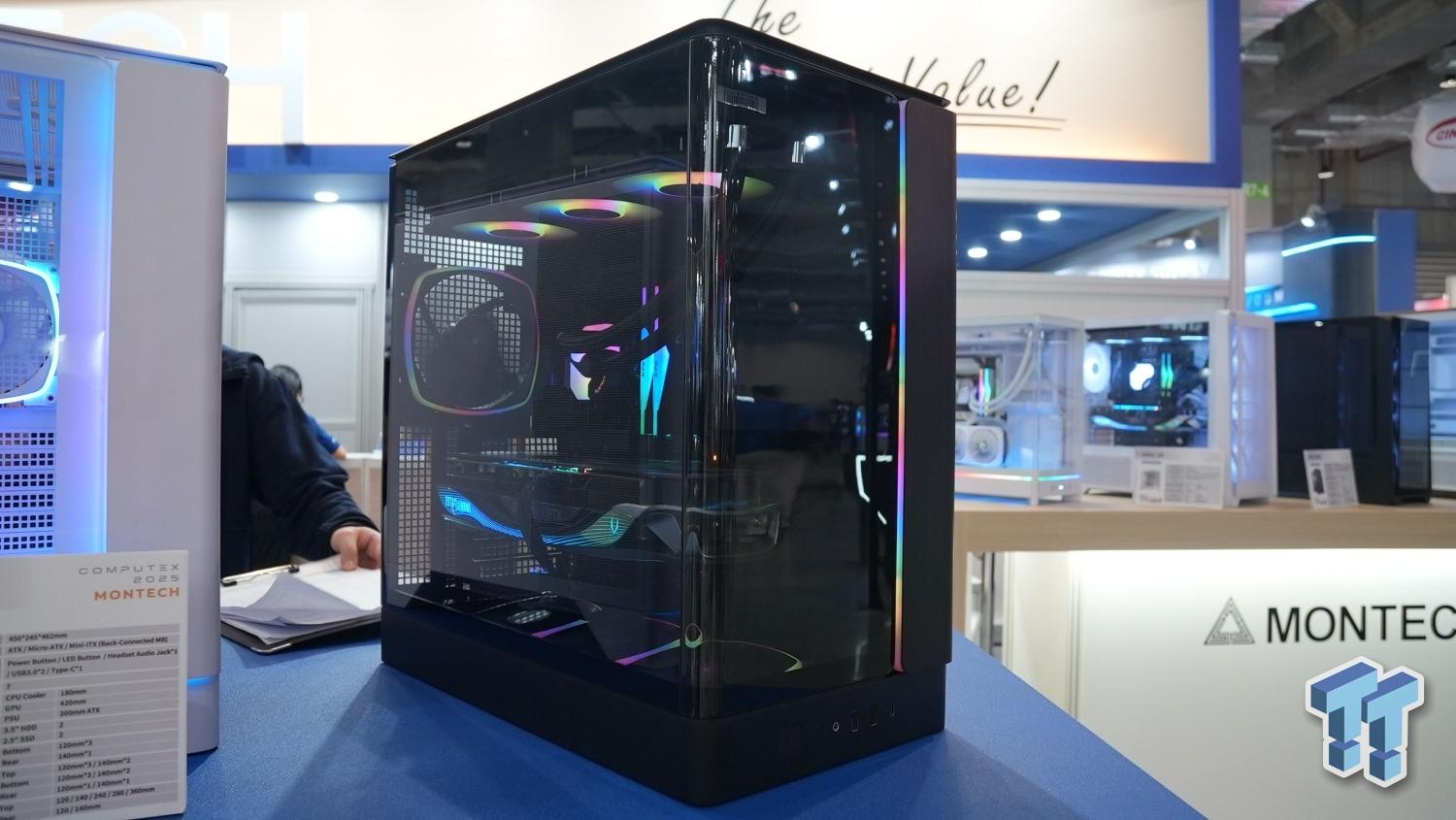 Montech unveils a smart trick with its new PC cases at Computex 2025