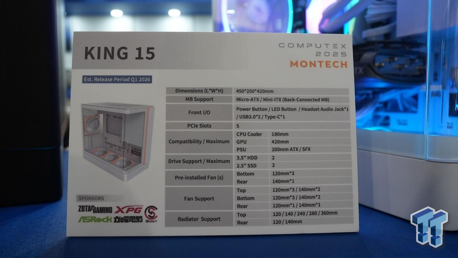 Montech unveils a smart trick with its new PC cases at Computex 2025