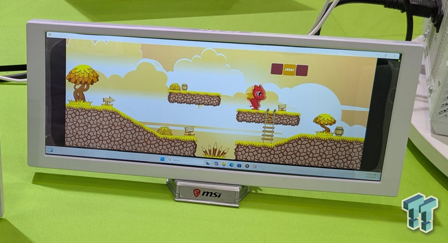 MSI's new MAG Lite Vision 12 auxiliary case display catches our eye at ...