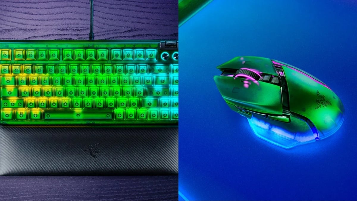 Razer releases glorious see-through keyboard, mouse, and headset