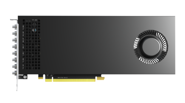 Matrox's new LUMA Pro A380 Octal: dual-GPU card based on Intel Alchemist, 8 mini-DP 2.0 ports