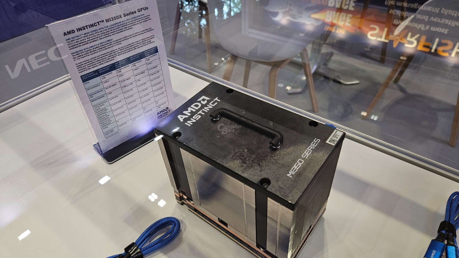 AMD's new Instinct MI355X AI GPU has up to 288GB HBM3E memory, 1400W peak board power