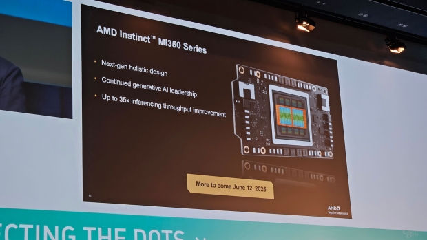 AMD's new Instinct MI355X AI GPU has up to 288GB HBM3E memory, 1400W peak board power