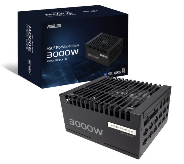 ASUS's new 3000W workstation PSU supports 4 x RTX 5090s, dual 12V-2x6 ...