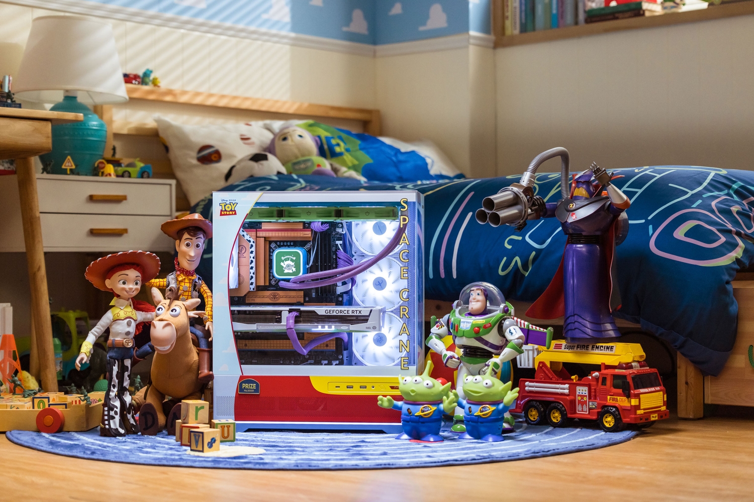 MSI teases Toy Story Limited Edition PC with RTX 5070 Buzz Lightyear GPU, Woody motherboard
