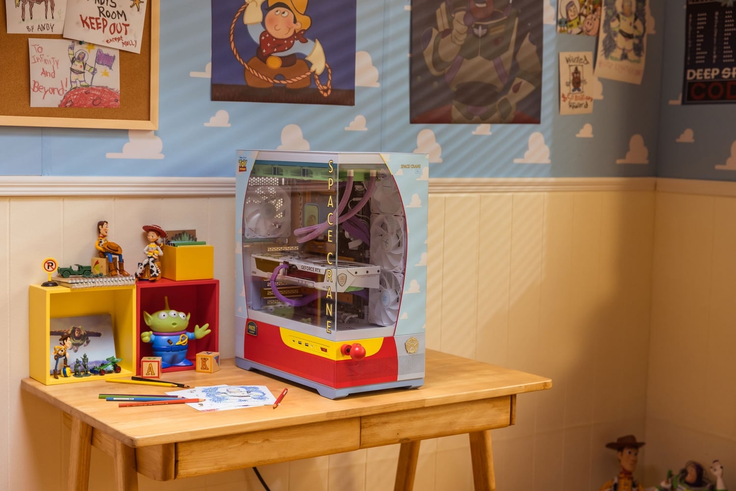 MSI teases Toy Story Limited Edition PC with RTX 5070 Buzz Lightyear ...