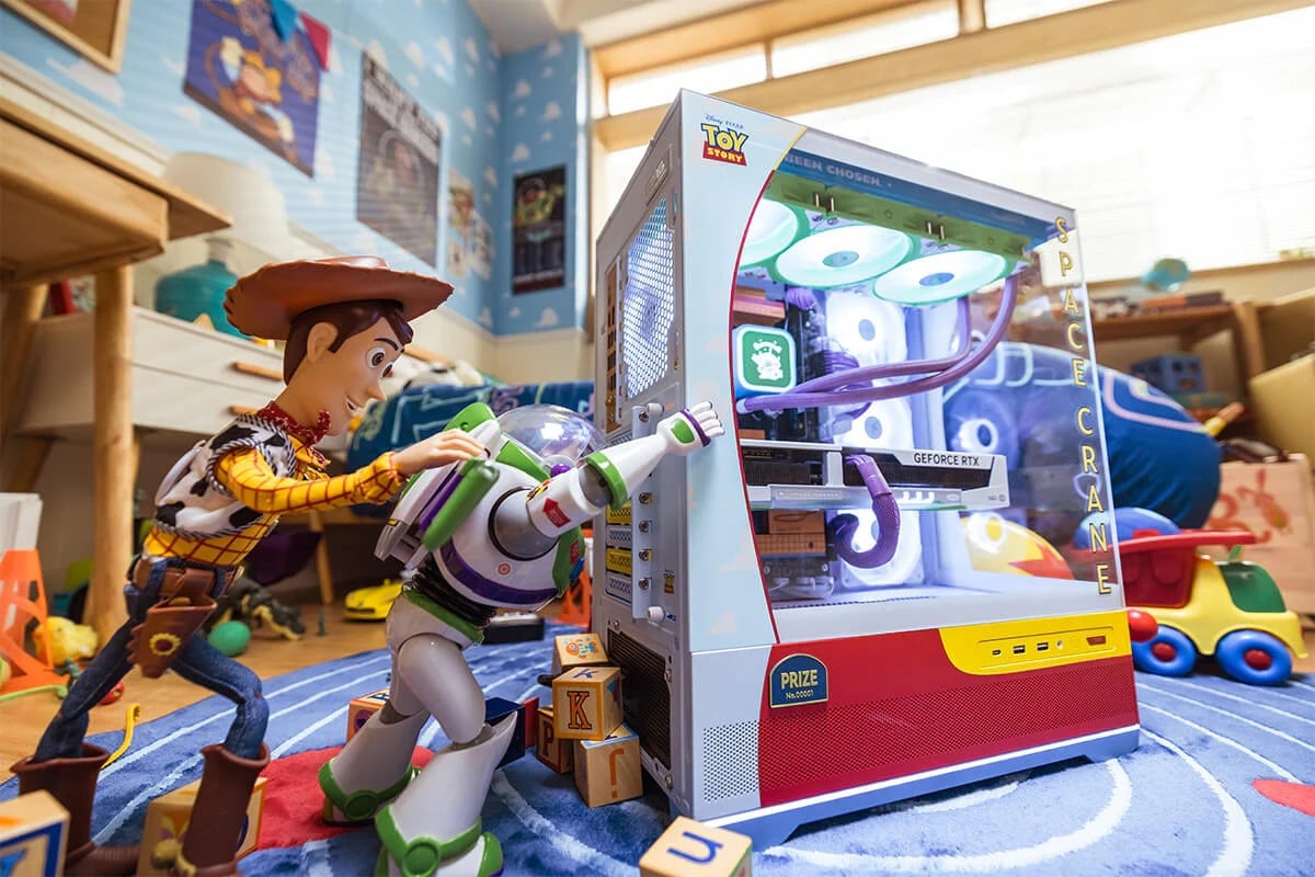 MSI teases Toy Story Limited Edition PC with RTX 5070 Buzz Lightyear GPU, Woody motherboard