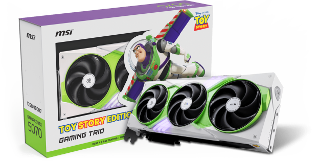 MSI teases Toy Story Limited Edition PC with RTX 5070 Buzz Lightyear GPU, Woody motherboard