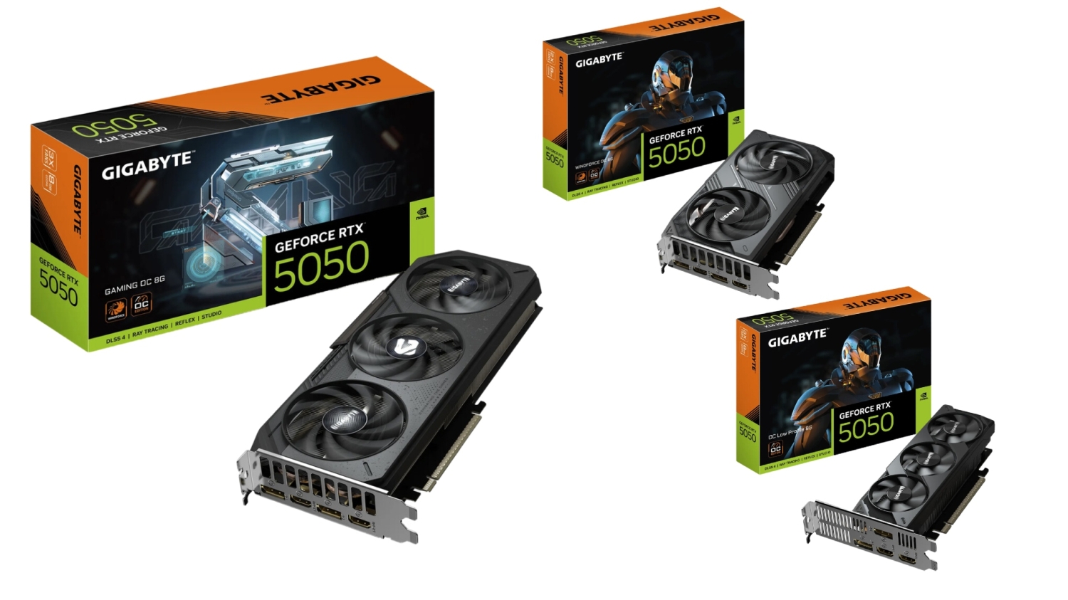 Here's a bunch of new GeForce RTX 5050 GPUs from ASUS, MSI, GIGABYTE ...