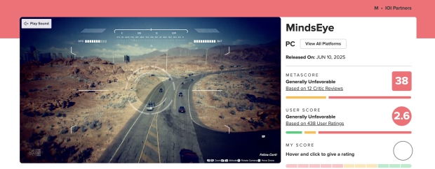 MindsEye lead actor responds to horrendous release and glitches