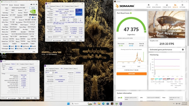 ASUS ROG Astral RTX 5090 OC with LN2 cooling breaks 3DMark Port Royal world record
