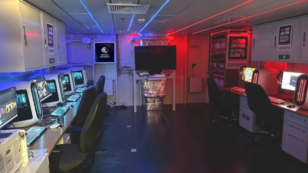 UK Royal Navy has an 'esports suite' with gaming PCs inside its latest ...