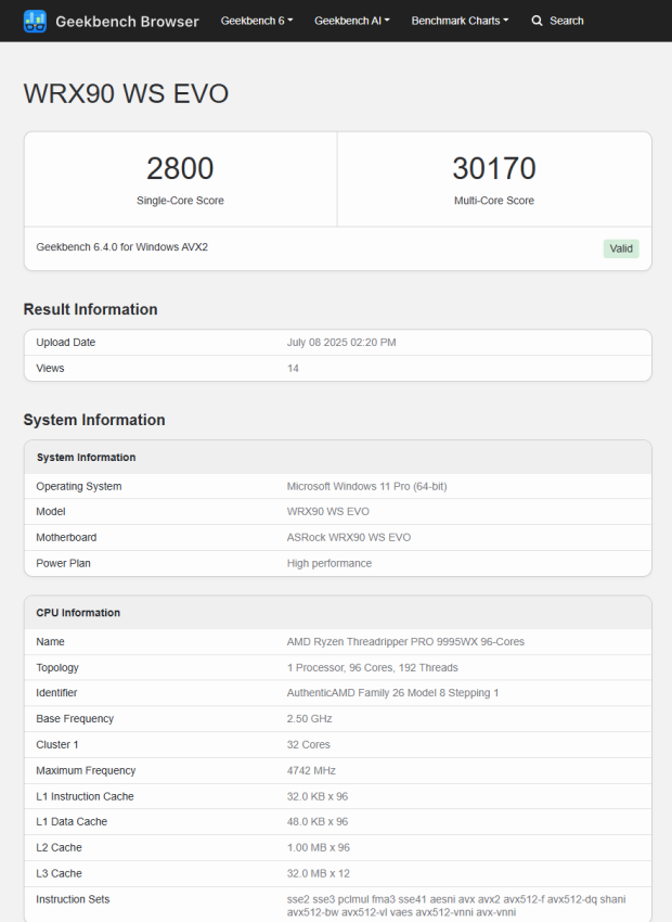 AMD's new $12,000 processor: Ryzen Threadripper PRO 9995WX tested ...