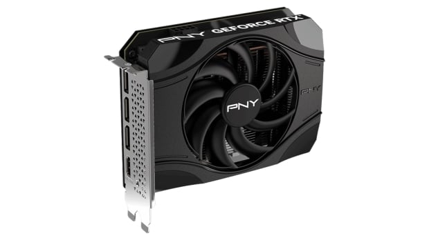 PNY's tiny single-fan GeForce RTX 5050 is one of the smallest modern gaming GPUs