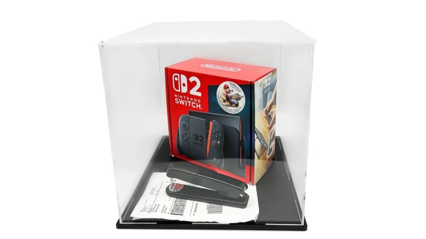GameStop stapler that ruined a Switch 2 display is up for auction ...