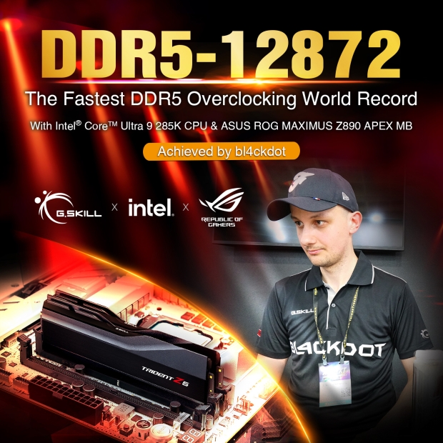 DDR5 OC world record broken again with G.SKILL Trident Z5 RAM at ...