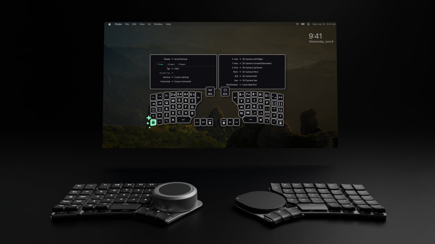 Naya Create is a modular split ergonomic mechanical keyboard with ...