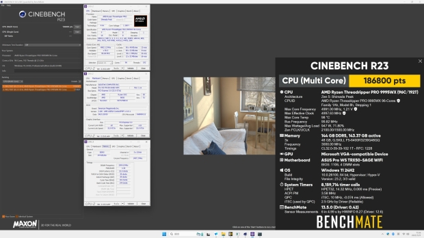 AMD Ryzen Threadripper PRO 9995WX CPU sets record in Cinebench R23, but ...