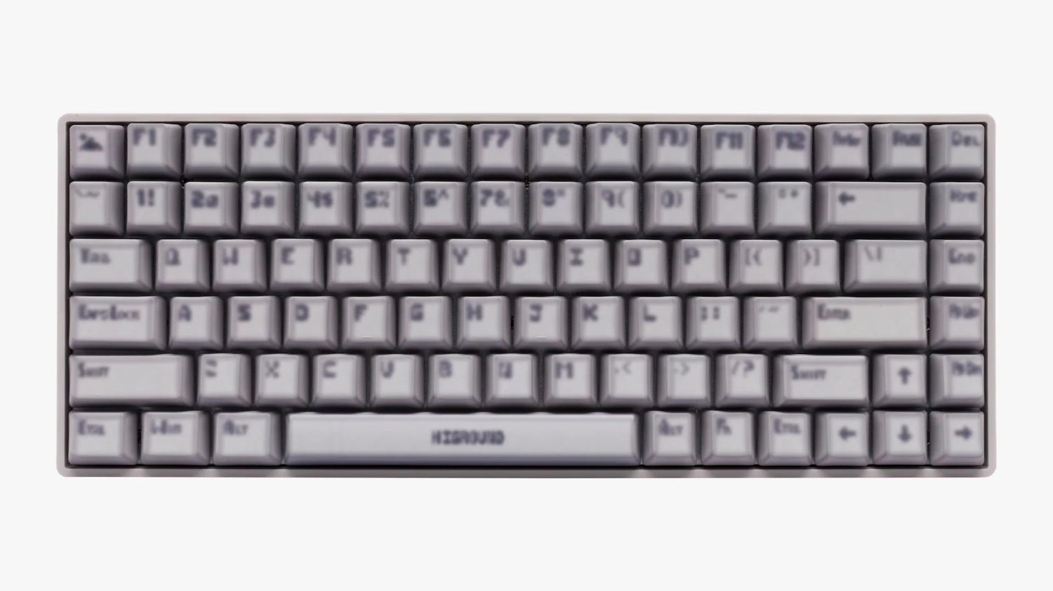 Higround Basecamp 75+ was designed to look like a blurry keyboard from an old PC game