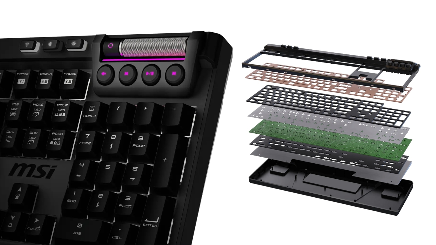 MSI's new premium STRIKE PRO WIRELESS gaming keyboard is a serious ...