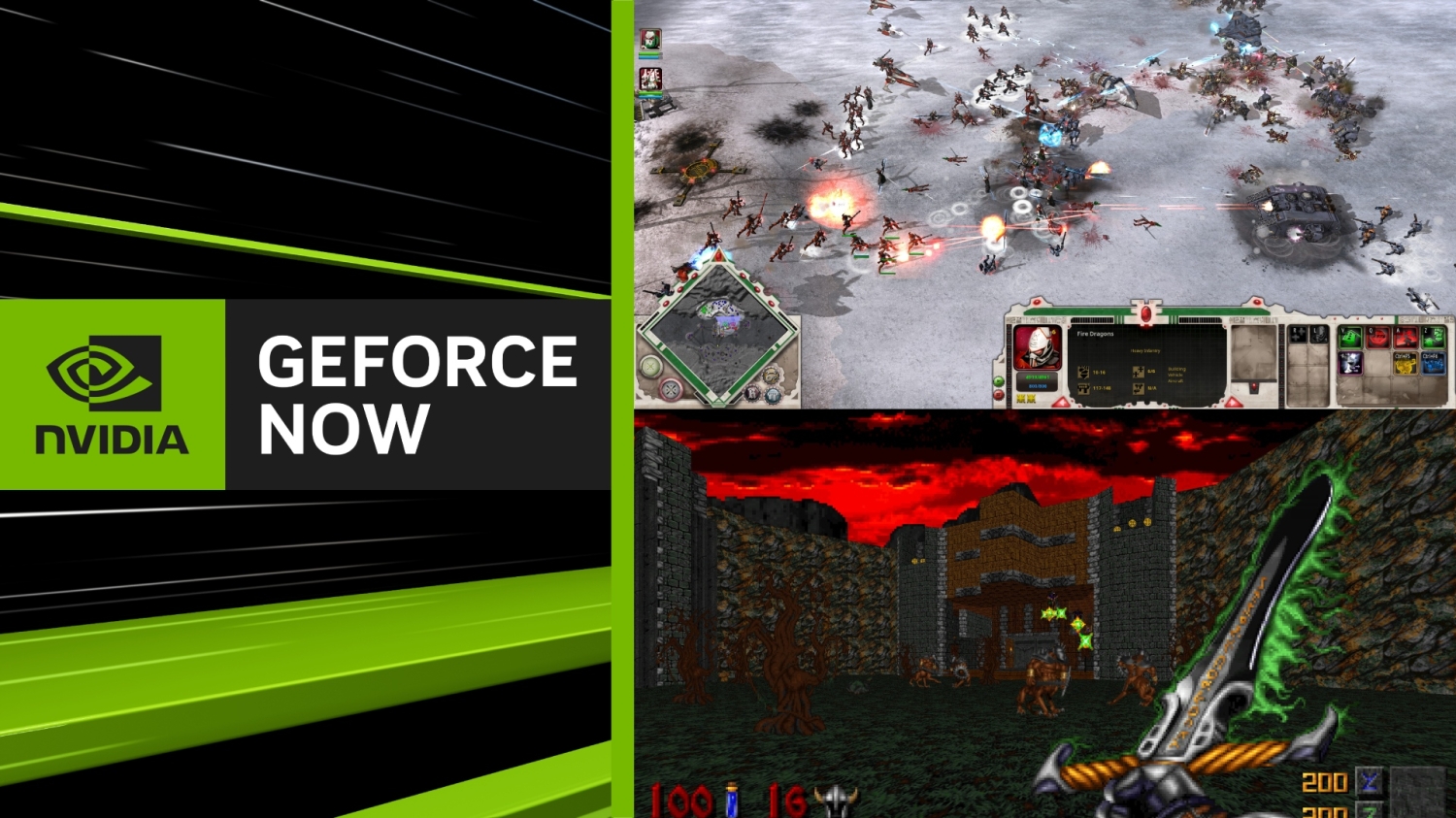 GeForce NOW library expands with classic PC games like Heretic, Dawn of ...
