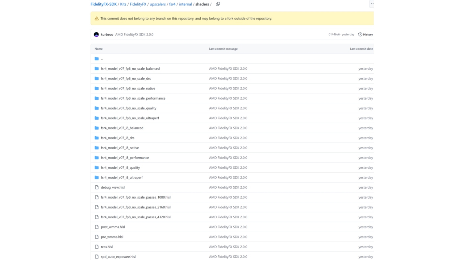 AMD accidentally posted FSR 4's source code as part of its FidelityFX SDK 2.0 launch
