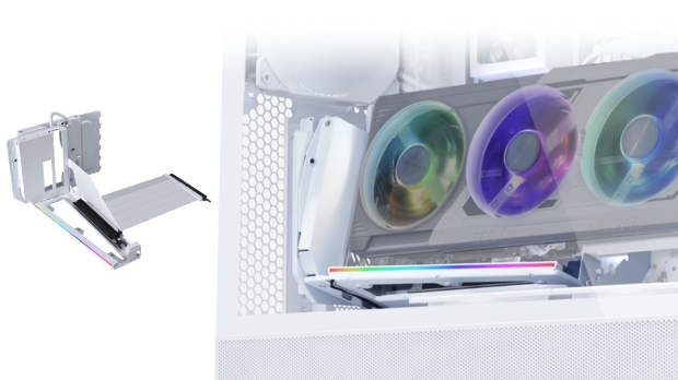 Lian Li's vertical GPU mount lets you tilt your GPU, even a four-slot ...