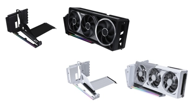 Lian Li's vertical GPU mount lets you tilt your GPU, even a four-slot ...