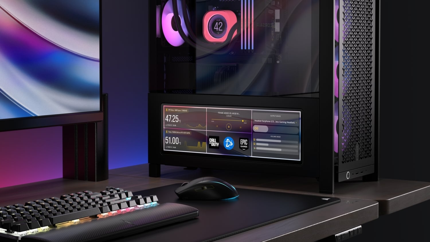 Corsair's new XENEON EDGE is a compact second screen for your case ...